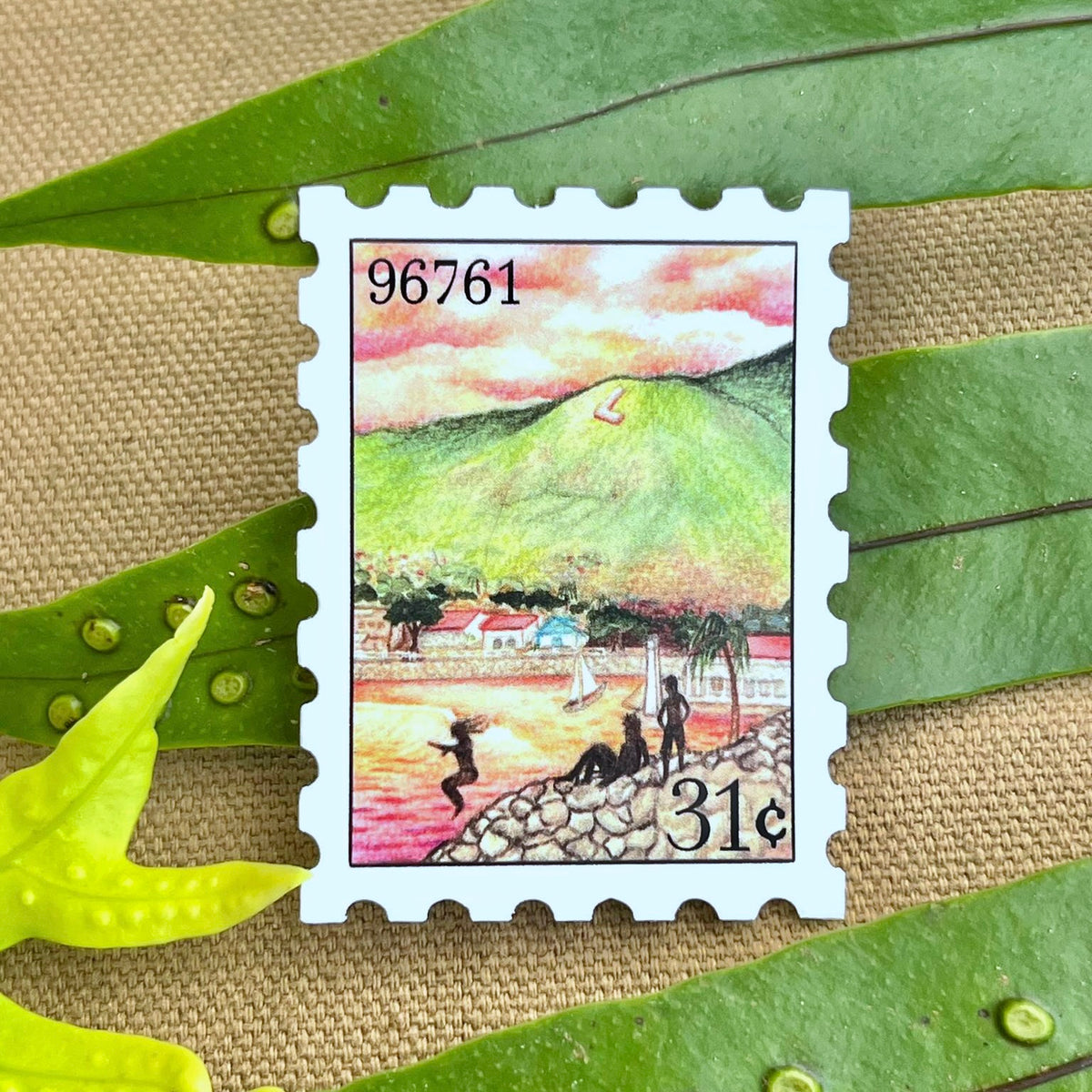 Lahainaluna L Stamp Sticker – jahierstudio